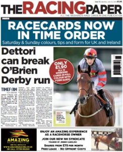 The Racing Paper every Saturday – now in time order! - The Racing Paper