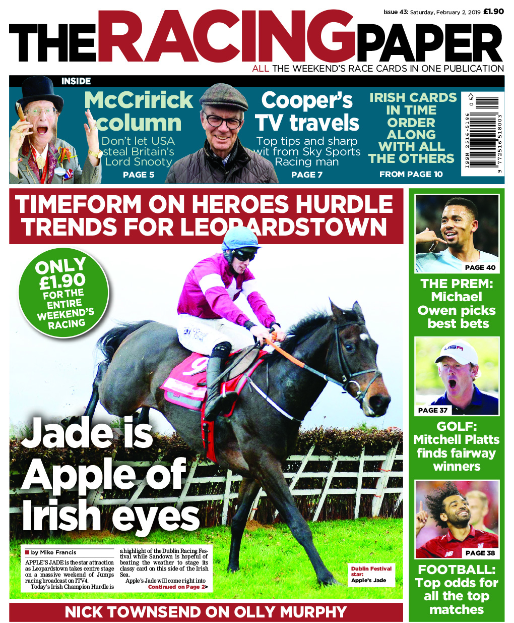 Sandown and Leopardstown in The Racing Paper - only £1.90 - The Racing ...
