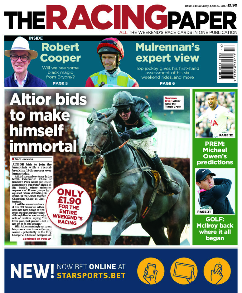 Saturday and Sunday colours in The Racing Paper — only £1.90 - The ...
