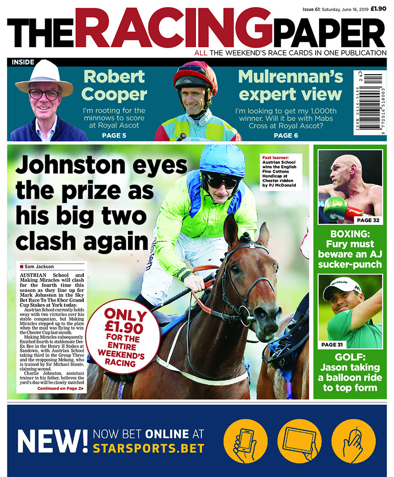 Saturday and Sunday colour cards in The Racing Paper - only £1.90 ...